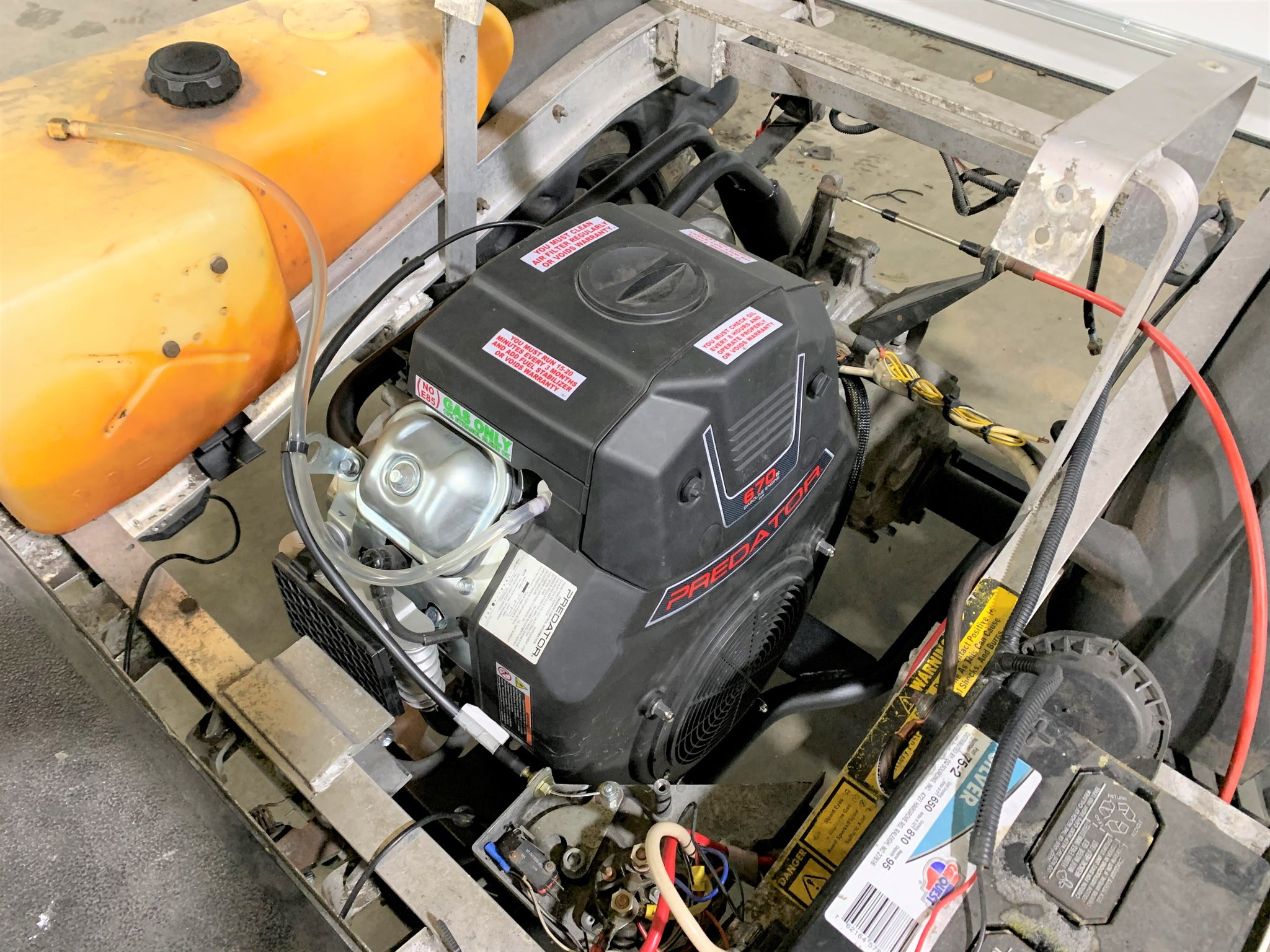 Predator 670 Installation Kits for EZGO, Club Car & Yamaha Golf Cars ...