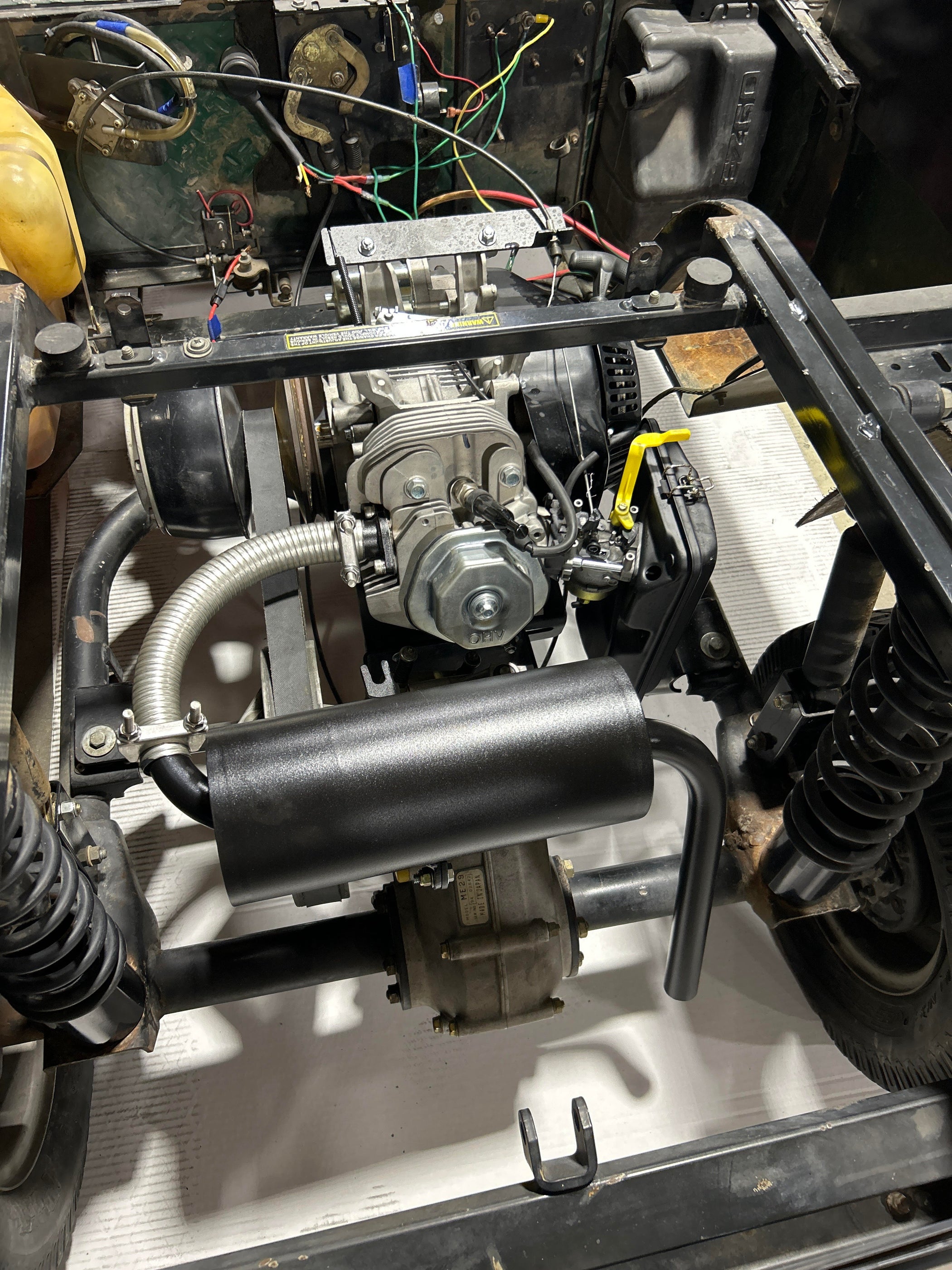 Predator 459cc/420cc Install Kit for 91-94 EZGO Marathon — Vegas Carts ...